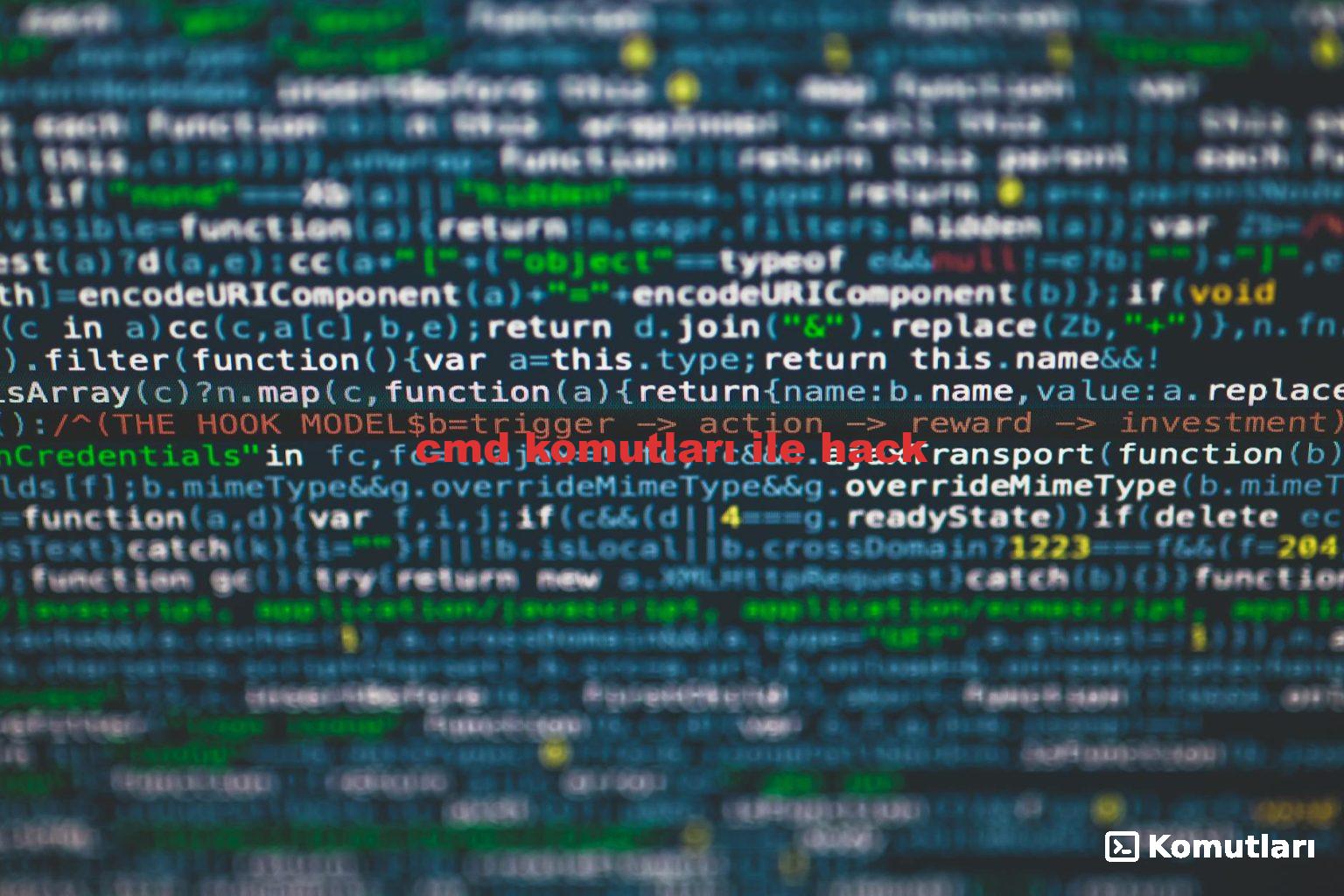 cmd komutları ile hack - Komutları